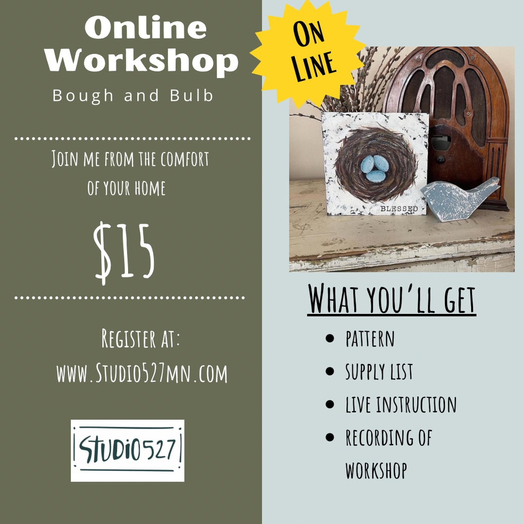 ON LINE WORKSHOP - Blessed Nest – Studio 527